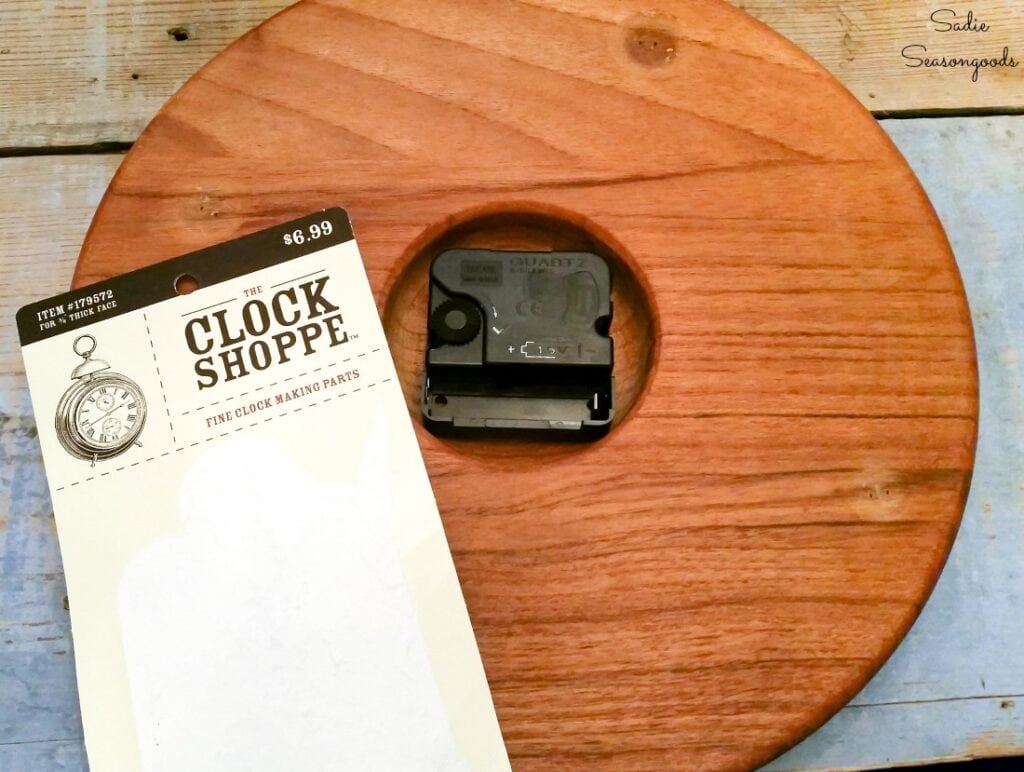 Domino Clock as Home Office or Playroom Wall Decor