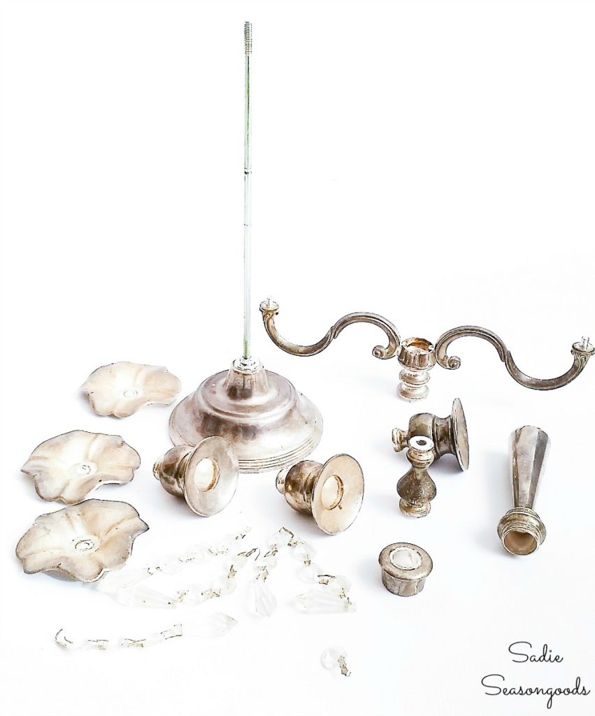Silver Candelabra as a Jewelry Tree Stand for Elegant Organization