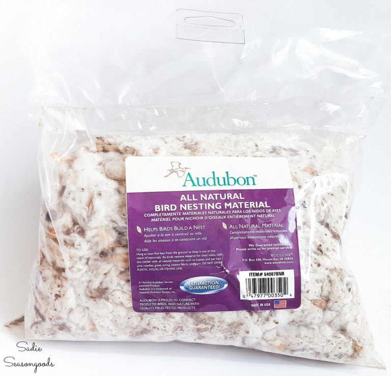 Building a Holder for Bird Nesting Material with an Old Bed Spring