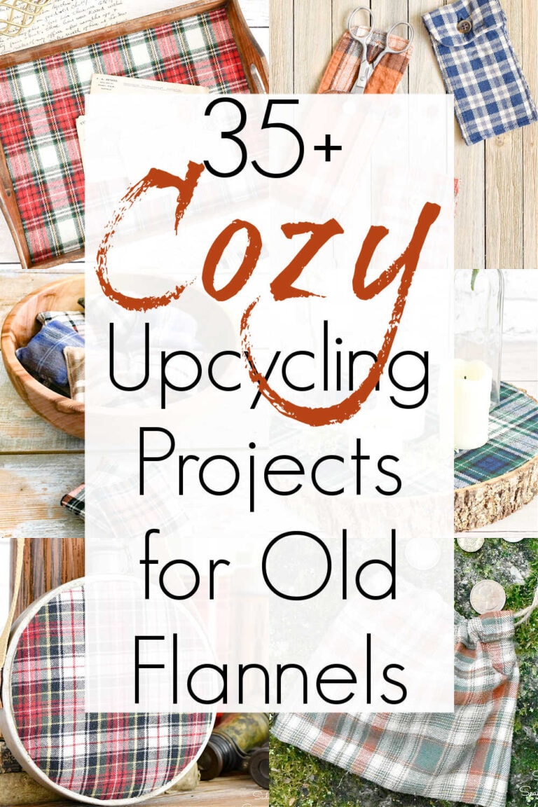 DIY Ideas and Craft Projects with Upcycled Flannel Shirts