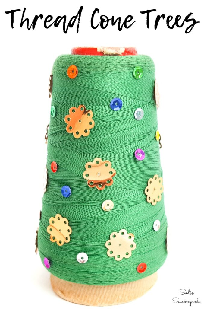 Christmas Craft Project with Serger Thread Cones