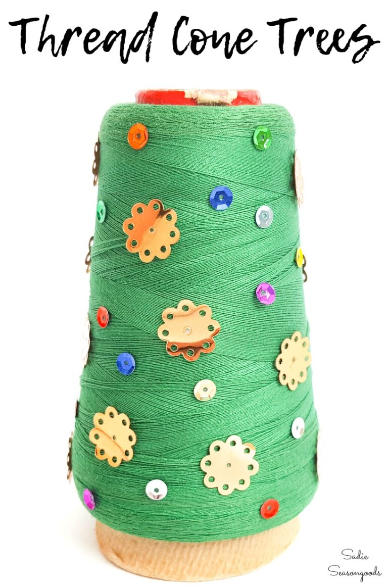 Christmas Craft Project with Serger Thread Cones