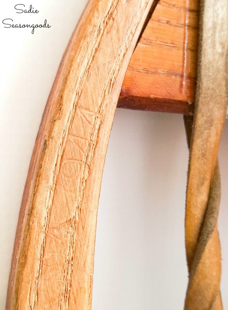 Vintage Snow Shoe as a Rustic Christmas Wreath