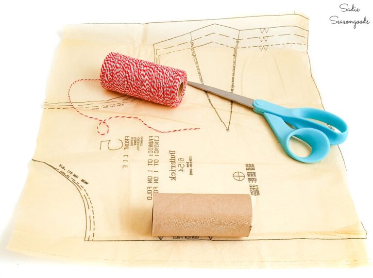 Sustainable Gift Wrapping with Vintage Sewing Patterns
