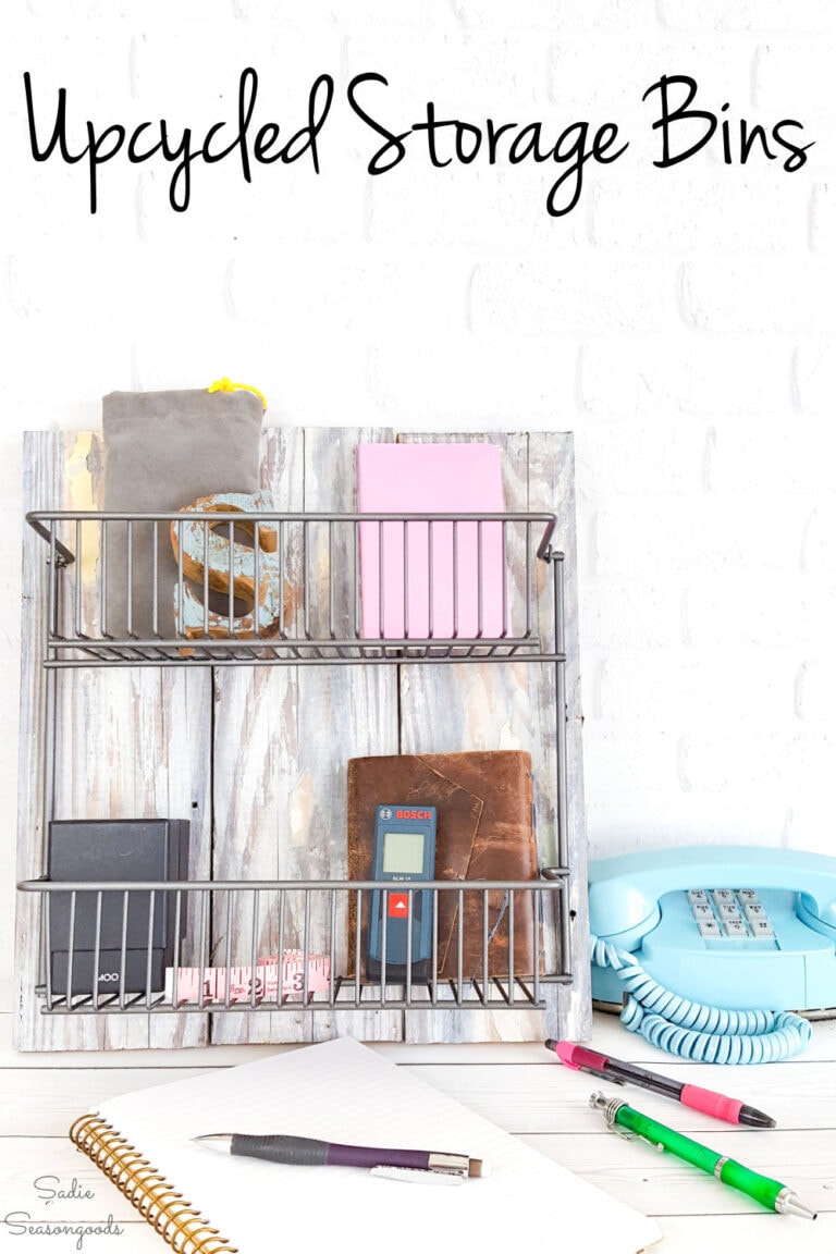 Farmhouse Storage Bins for Home Office Decor