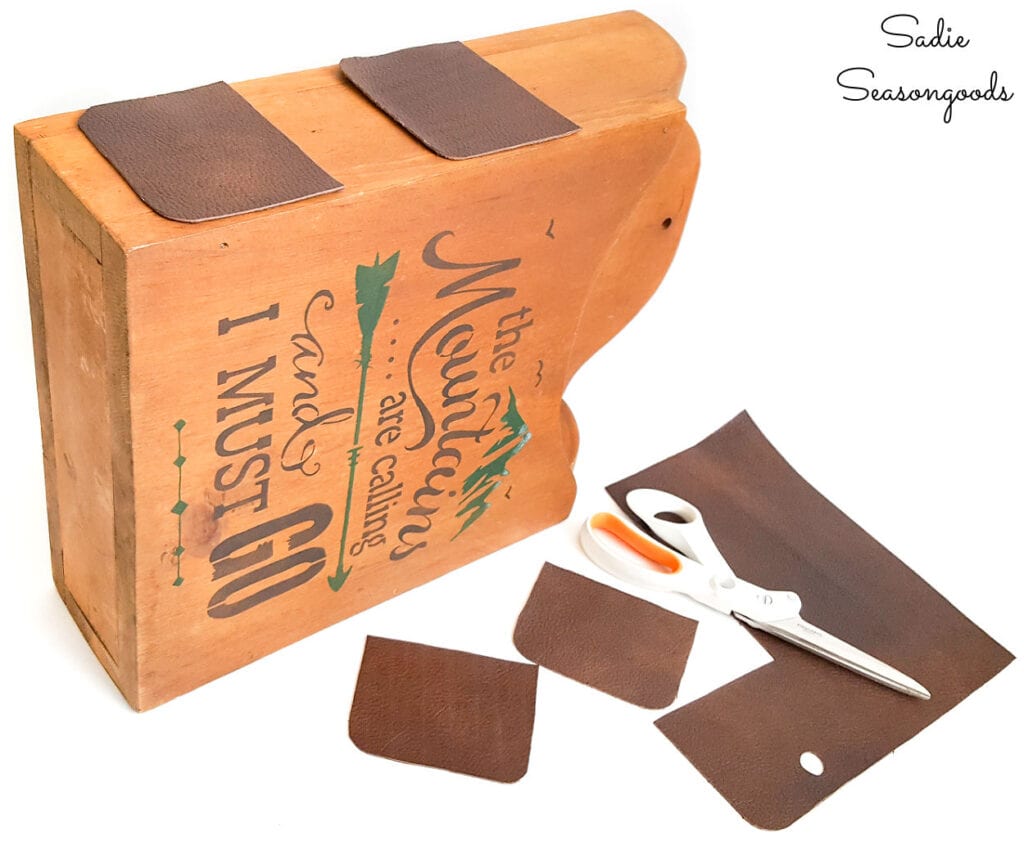 Brochure Stand and Mountain Cabin Decor for a Rental Home