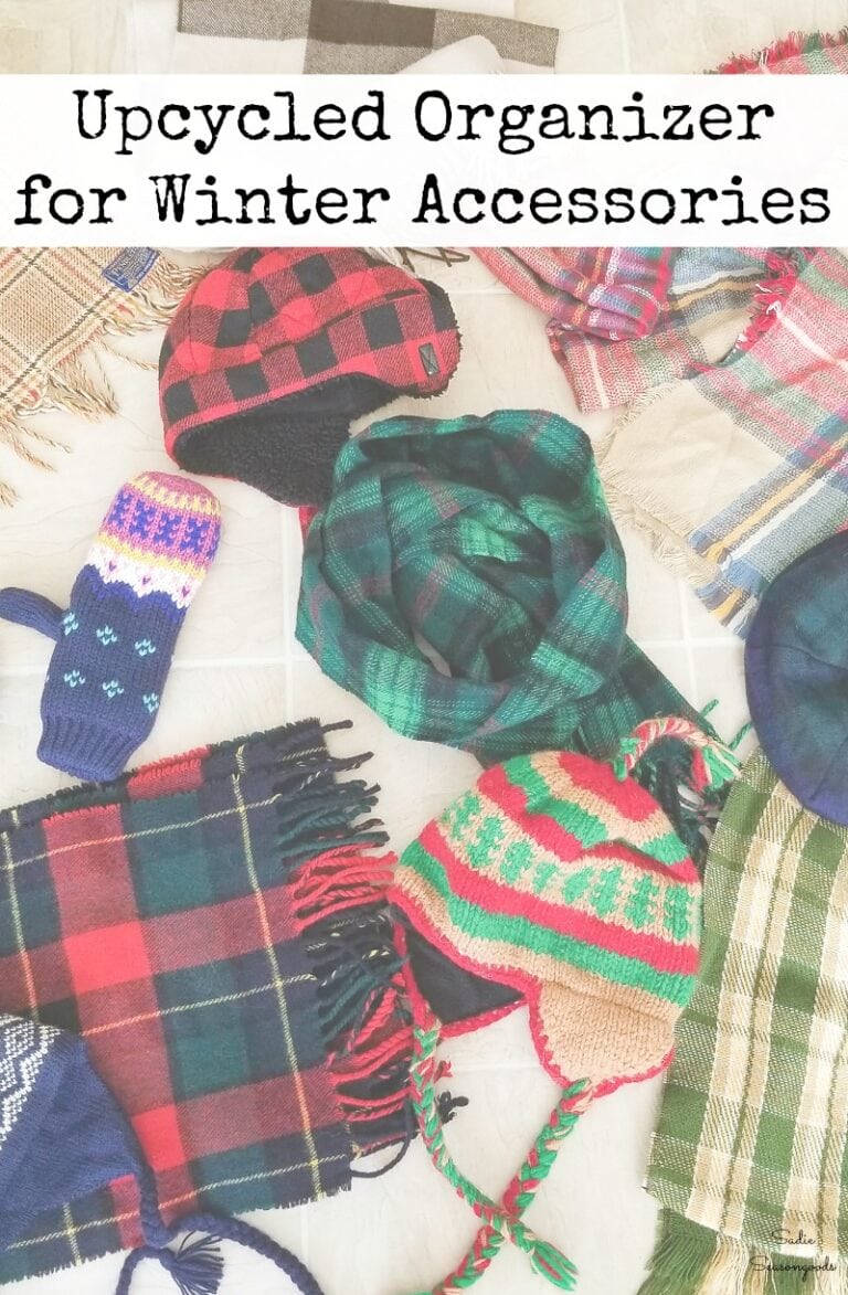 DIY Hall Tree from a Hanging Gun Rack for Entryway Storage