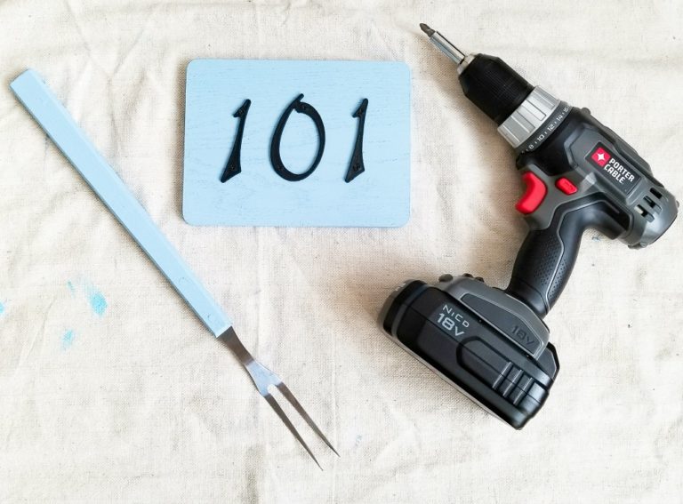 DIY Garden Signs with Grill Forks and Cheese Boards