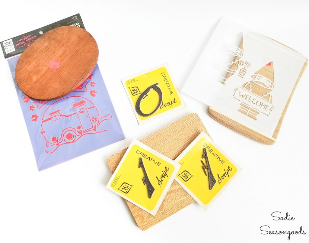 DIY Garden Signs with Grill Forks and Cheese Boards