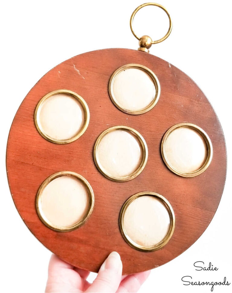 Pocket Watch Wall Clock from a Picture Frame