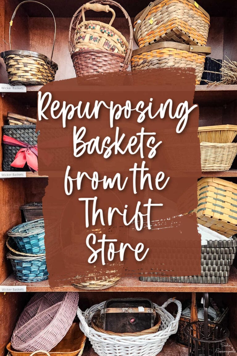Ways to Repurpose and Upcycle Wicker Baskets from the Thrift