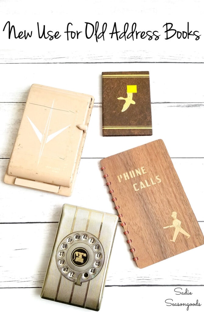 Password Book and Organizer from a Vintage Address Book