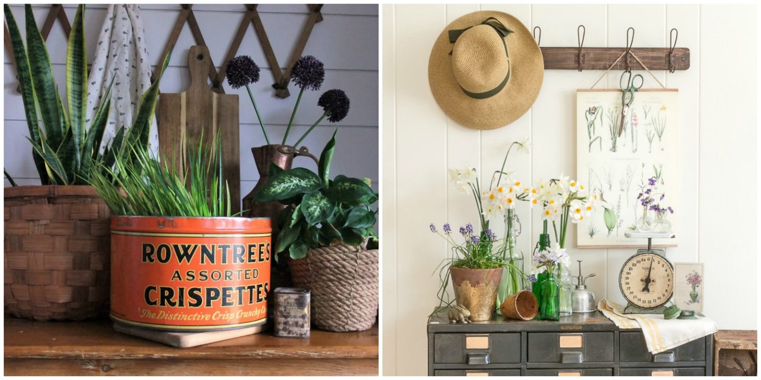 Botanical Decor or Garden-Inspired Decor from the Thrift Store