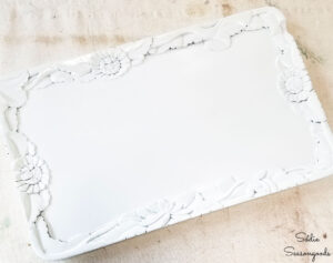 Painted Tray in Spring Pastel Colors