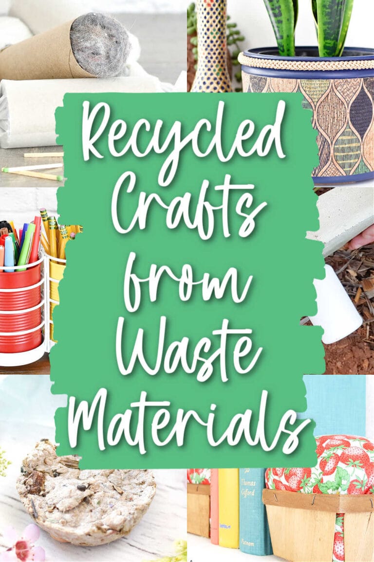 Recycled Crafts from Waste Materials and Your Recycling Bin