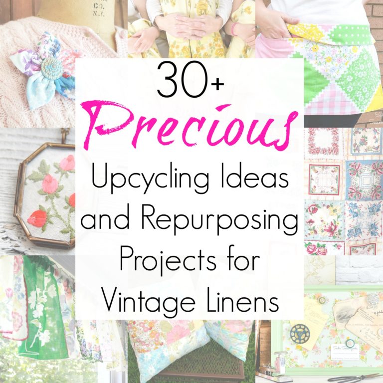 Doily Crafts and Upcycling Ideas for Vintage Doilies as Granny Chic Decor