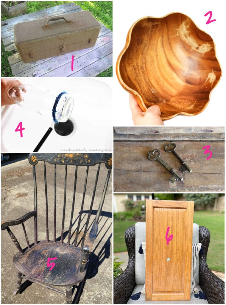 Clam Shell Bowl with Baking Soda Paint for Modern Coastal Decor