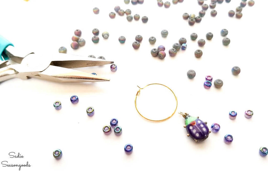 Upcycling Jewelry as Wine Glass Charms for a Fun Craft Project!