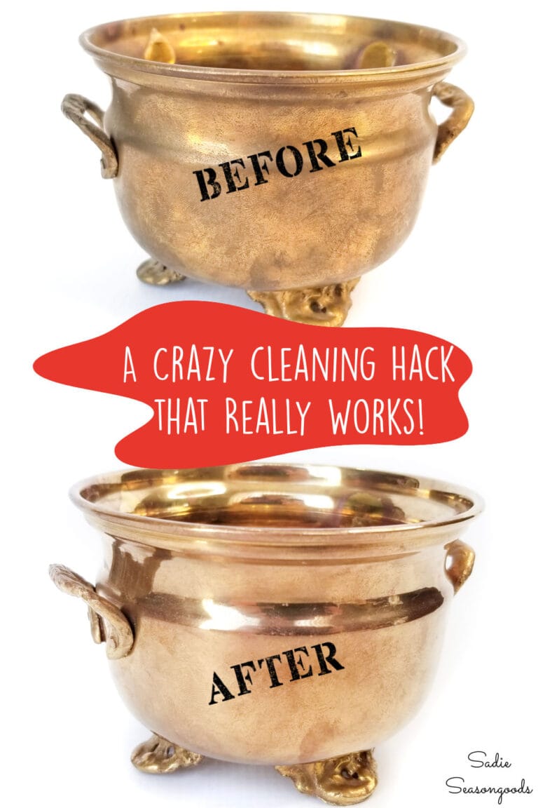 Vintage Brass as a Boho Candle Holder