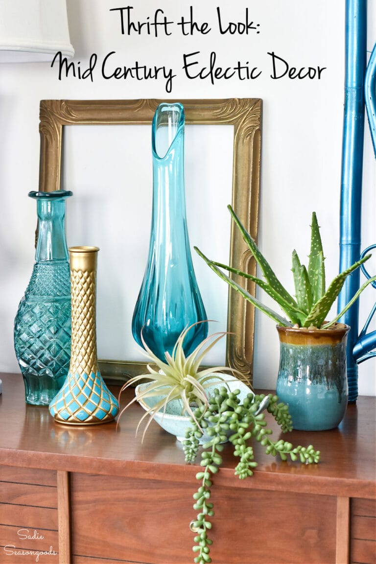 Hunting and Thrifting for Mid-Century Modern Eclectic Decor
