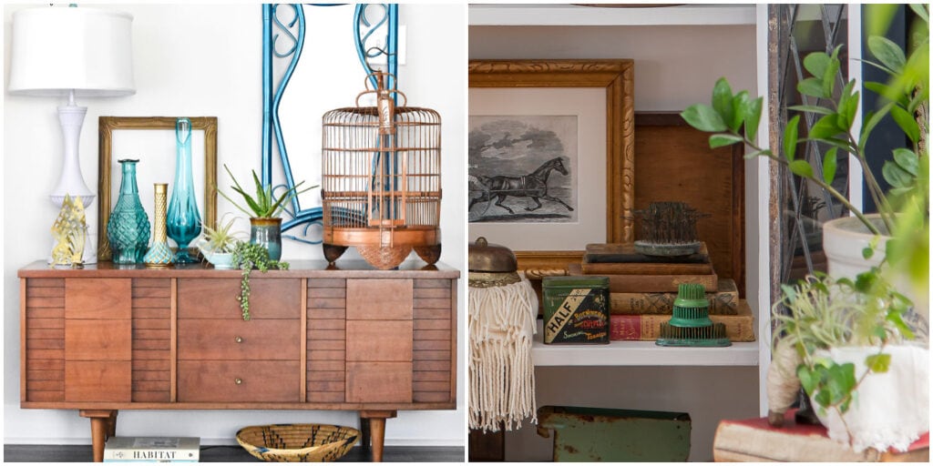 Hunting and Thrifting for Mid-Century Modern Eclectic Decor