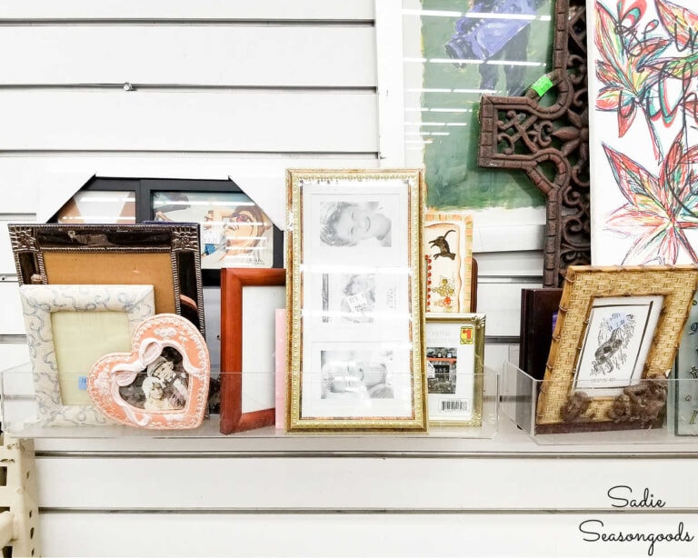 Clever Ways to Upcycle Picture Frames from the Thrift Store