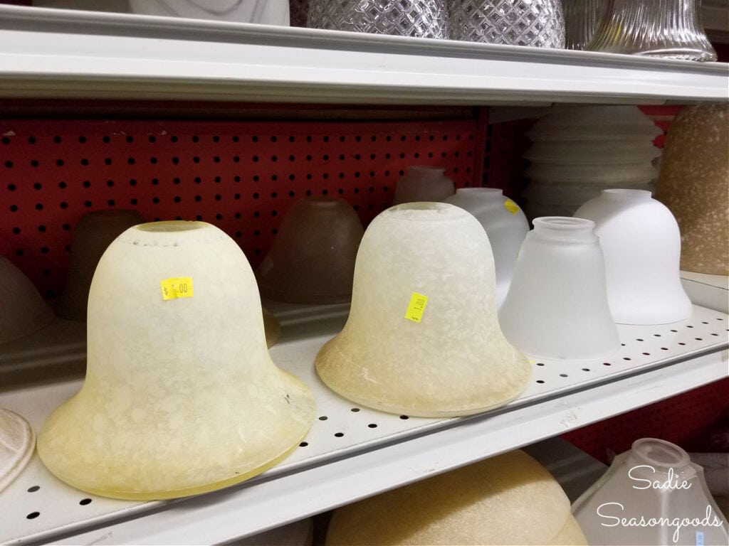 Liberty Bell Replica from a Glass Light Shade