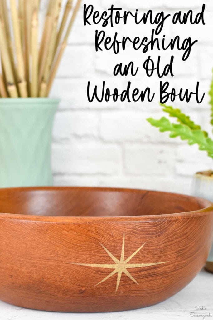 Restoring a Wooden Bowl to Use as a Key Bowl in the Entryway