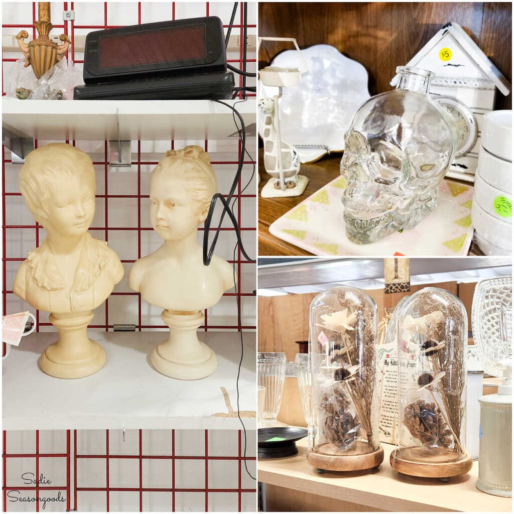 Dark Academia Decor from the Thrift Store