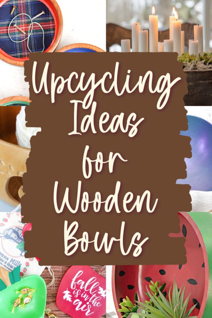 Upcycling Ideas for Wooden Bowls from the Thrift Store