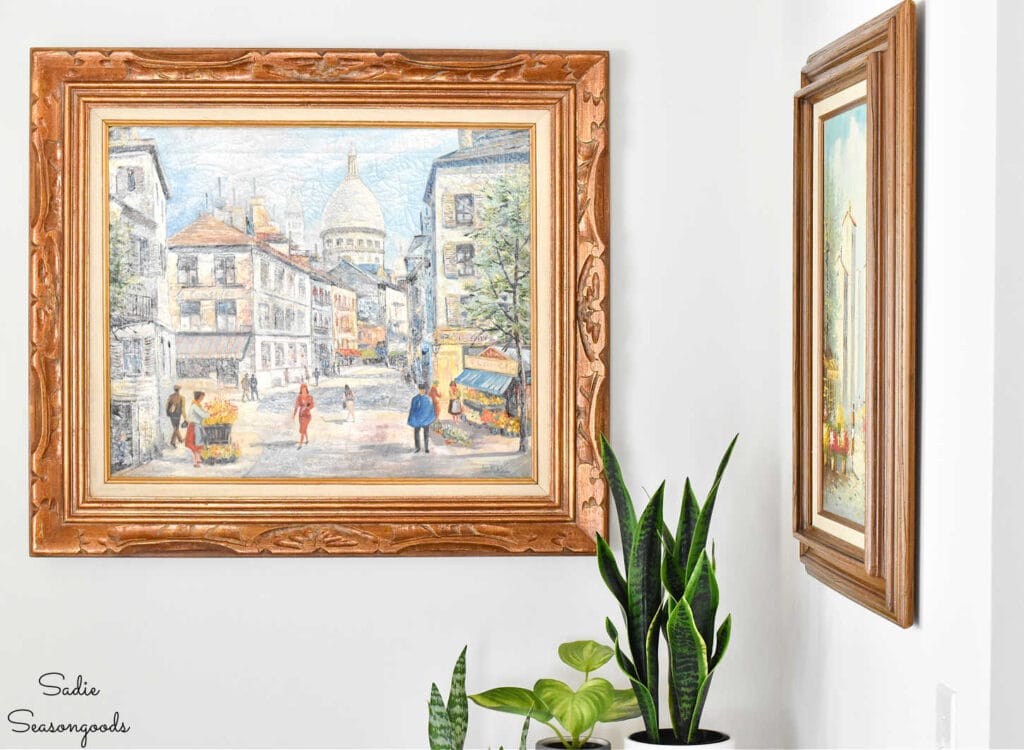 Framing a Vintage Painting: A Thrift Store Art Love Story!