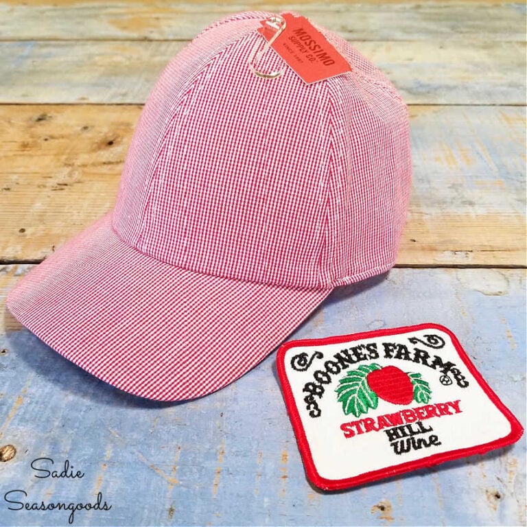 Refashioning Ideas for Hats and Shirts with Vintage Patches
