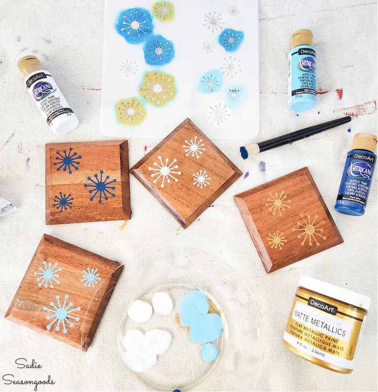 Mid-Century Modern Coasters (Inspired by MCM Glassware!)