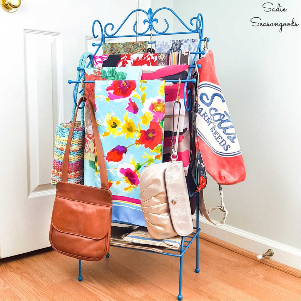 Closet Organizer for Accessories from a Wire Rack