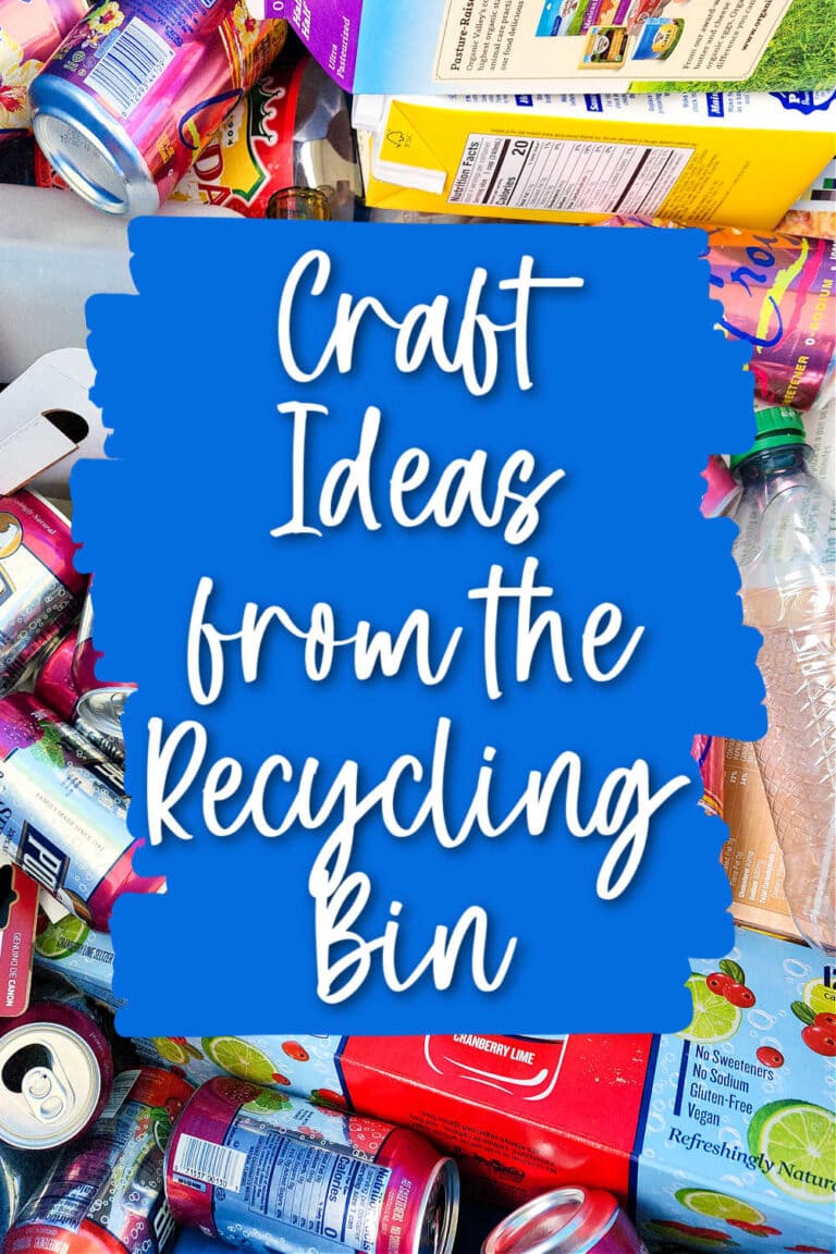 Craft Ideas and Upcycled Projects from the Recycling Bin