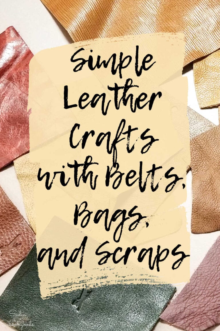 Leather Crafting Ideas for Old Belts, Bags, and Other Scraps