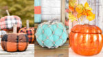 Fall Pumpkins That Are Upcycled and Repurposed