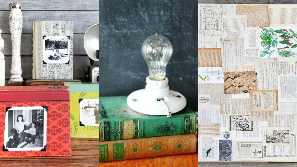 Book Crafts and Upcycle Projects that Anyone Can Make