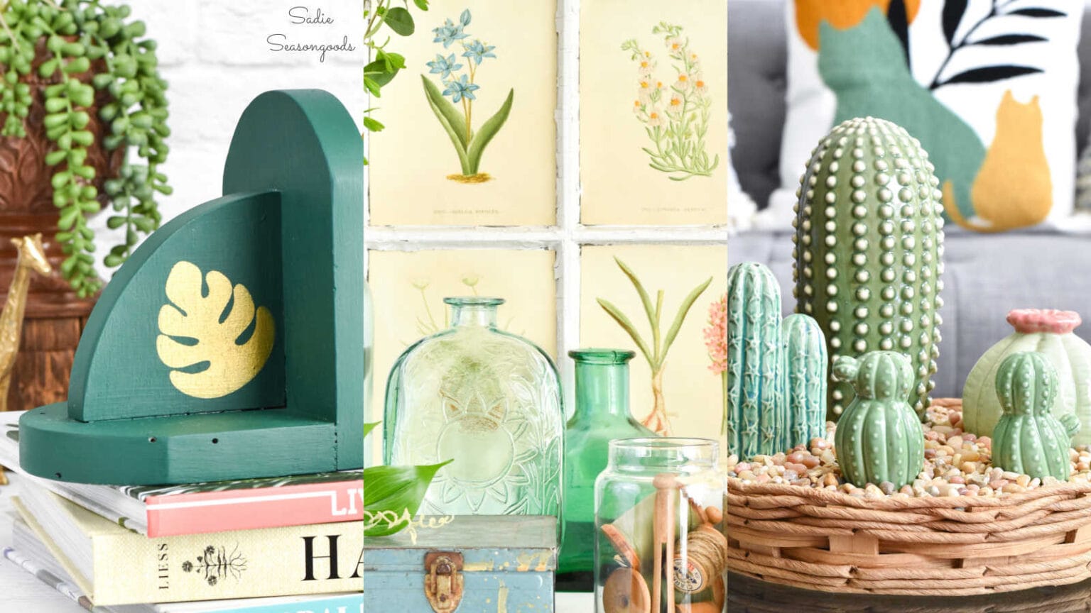 Botanical Decor Ideas with These DIY and Upcycled Projects