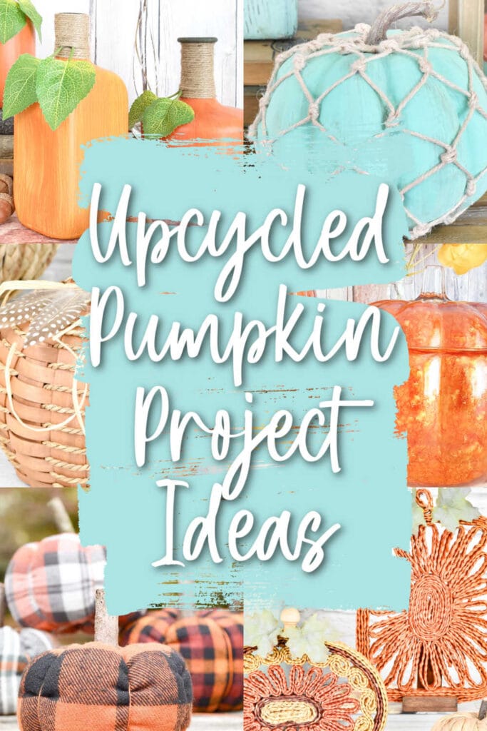 Fall Pumpkins That Are Upcycled and Repurposed