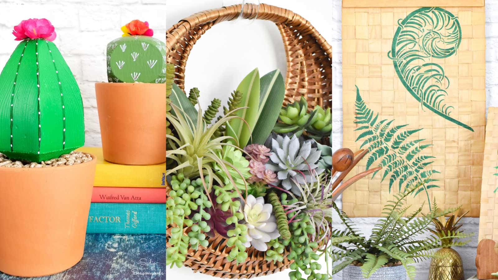 Botanical Decor Ideas with These DIY and Upcycled Projects