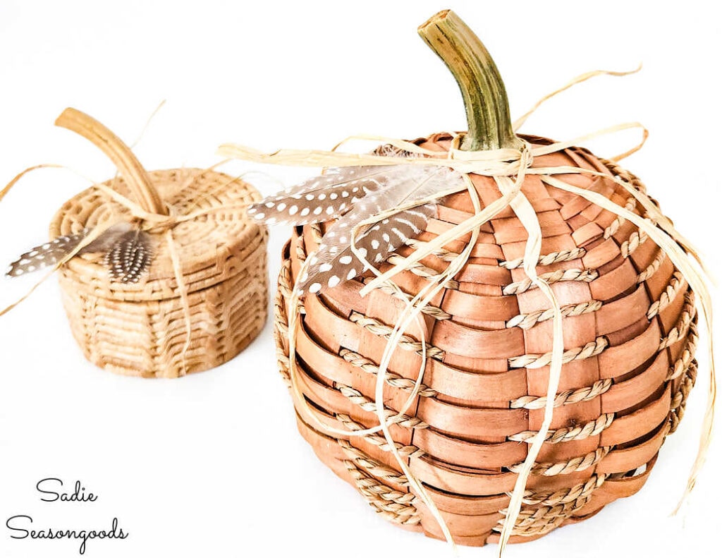 Making a Boho Pumpkin from All-Natural Craft Supplies