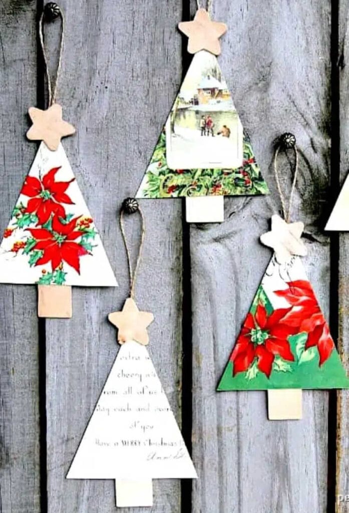 Upcycled and DIY Christmas Ornaments to Make This Season