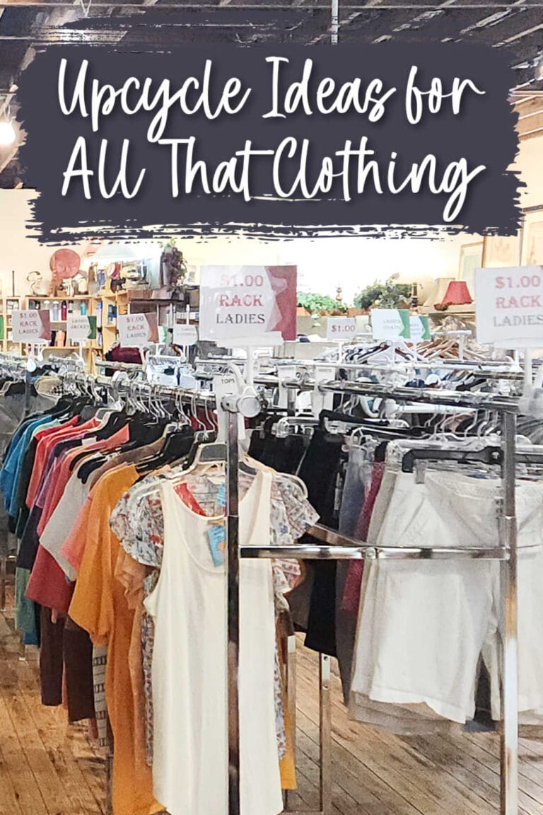 Snagged, Stained, or Shrunk? Project Ideas with Upcycled Clothing