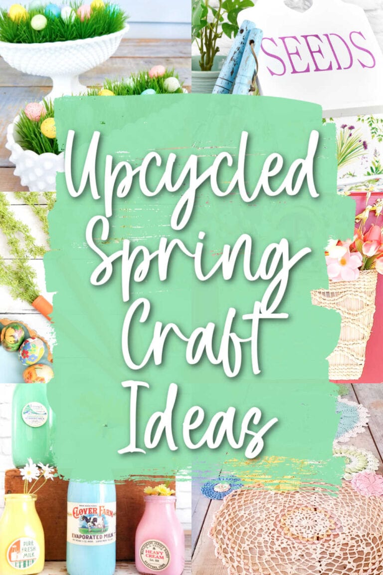 Spring Crafts and Decor Projects from Thrift Store Finds