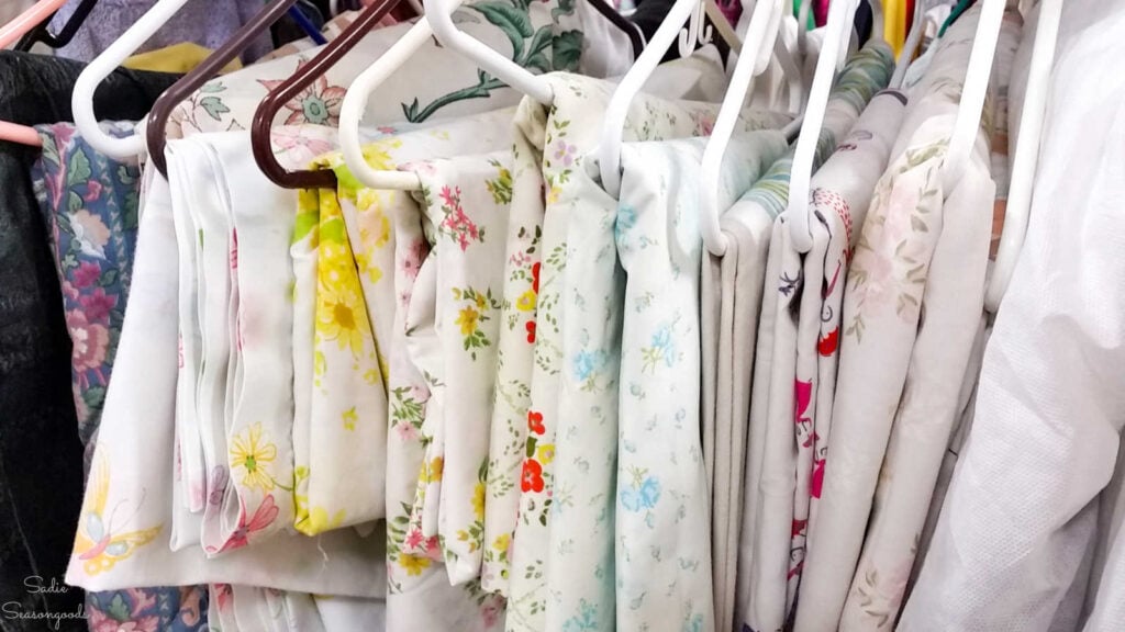 Upcycling Ideas and Craft Projects for All Those Vintage Sheets