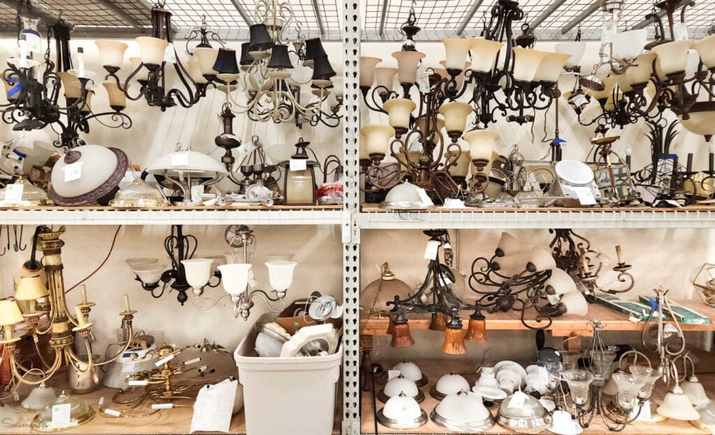 Thrift Store Light Fixtures and the Crafts You Can Make With Them