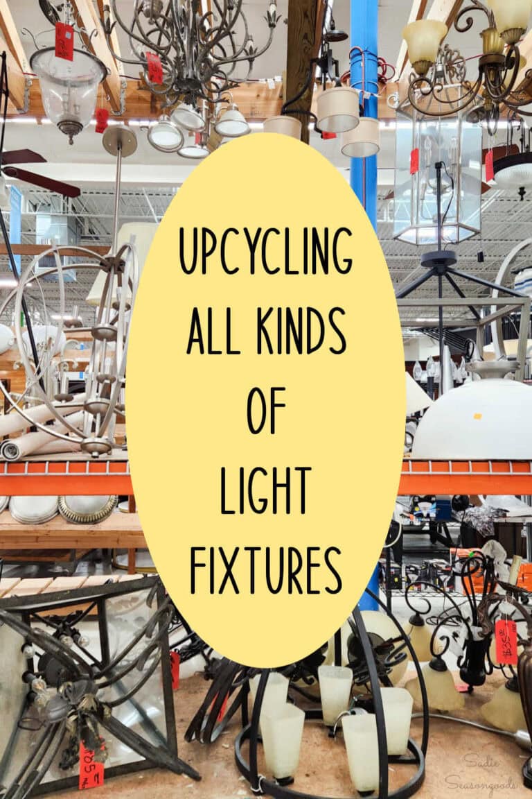 Thrift Store Light Fixtures and the Crafts You Can Make With Them
