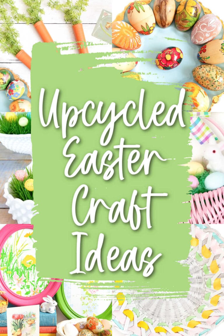 Easter Crafts from Thrift Store Finds (and Your Own Cupboards!)