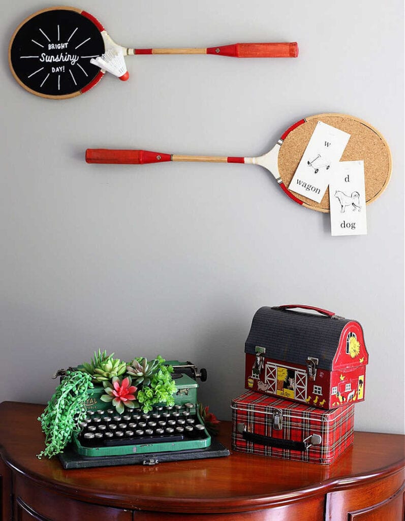 Upcycling Ideas for Vintage Tennis Rackets and Presses